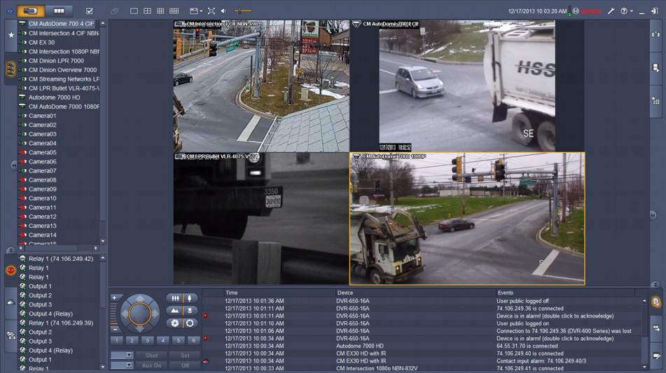 IP Video Management System (VMS) Operator Overview (Bosch BVMS)