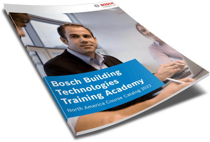 New Bosch Training Catalog and more Security Systems Education Resources