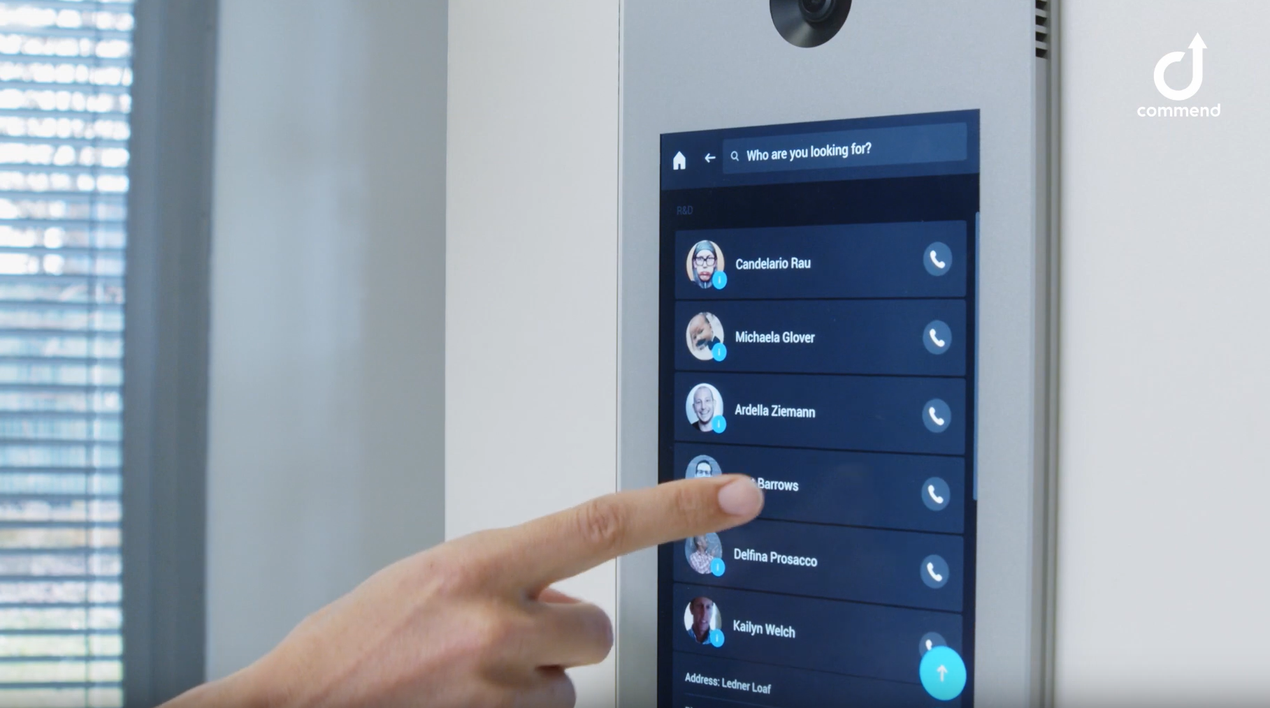 Simplified Intercom UX for Campus and Enterprise Applications