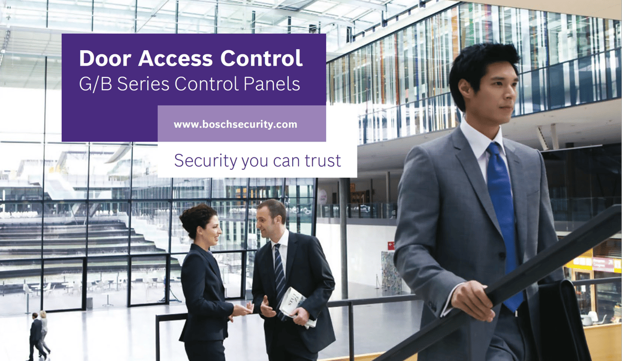 Door Access Control Using Bosch G/B Series Alarm Control Panels