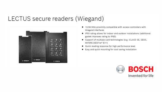 Bosch Access Management System (AMS) Card Reader & Credential Protocol ...