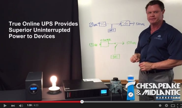 The difference between True Online Double Conversion UPS and Line ...
