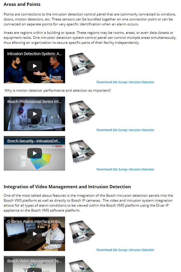 Intrusion Detection System: Outdoor Sensors