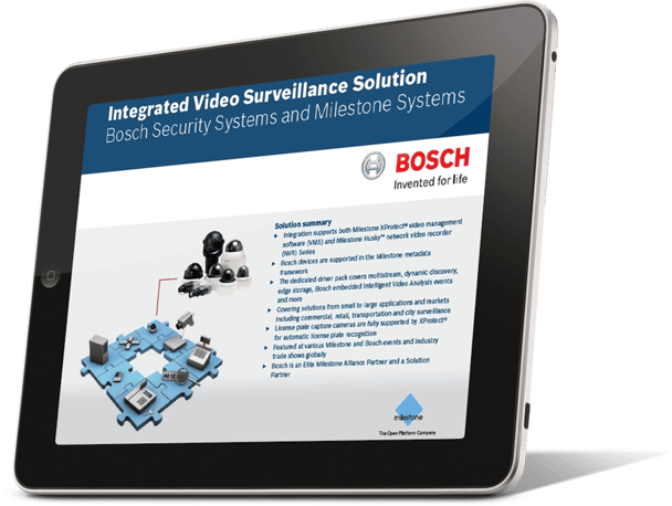 Milestone XProtect Integration to Bosch IP Cameras