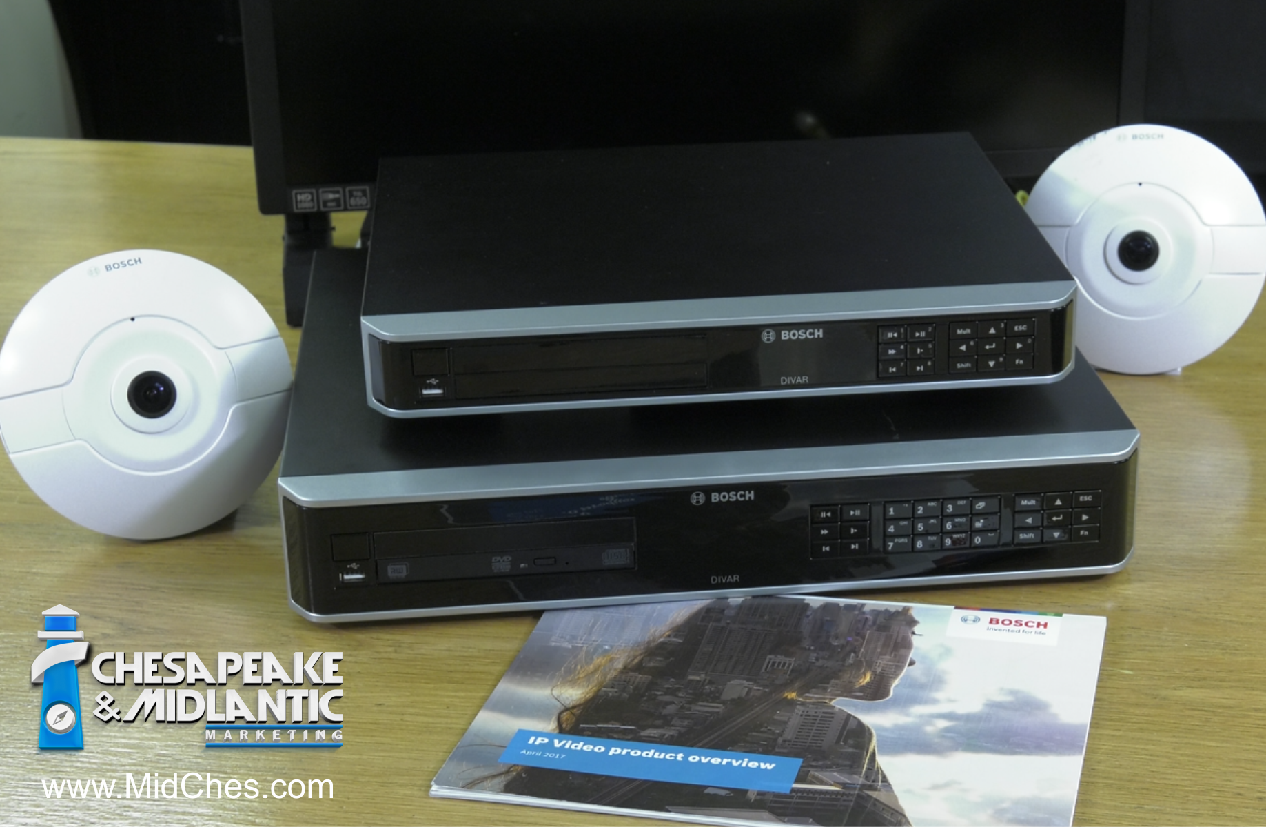 Panoramic Security Cameras with Bosch Divar Network/Hybrid Recorder