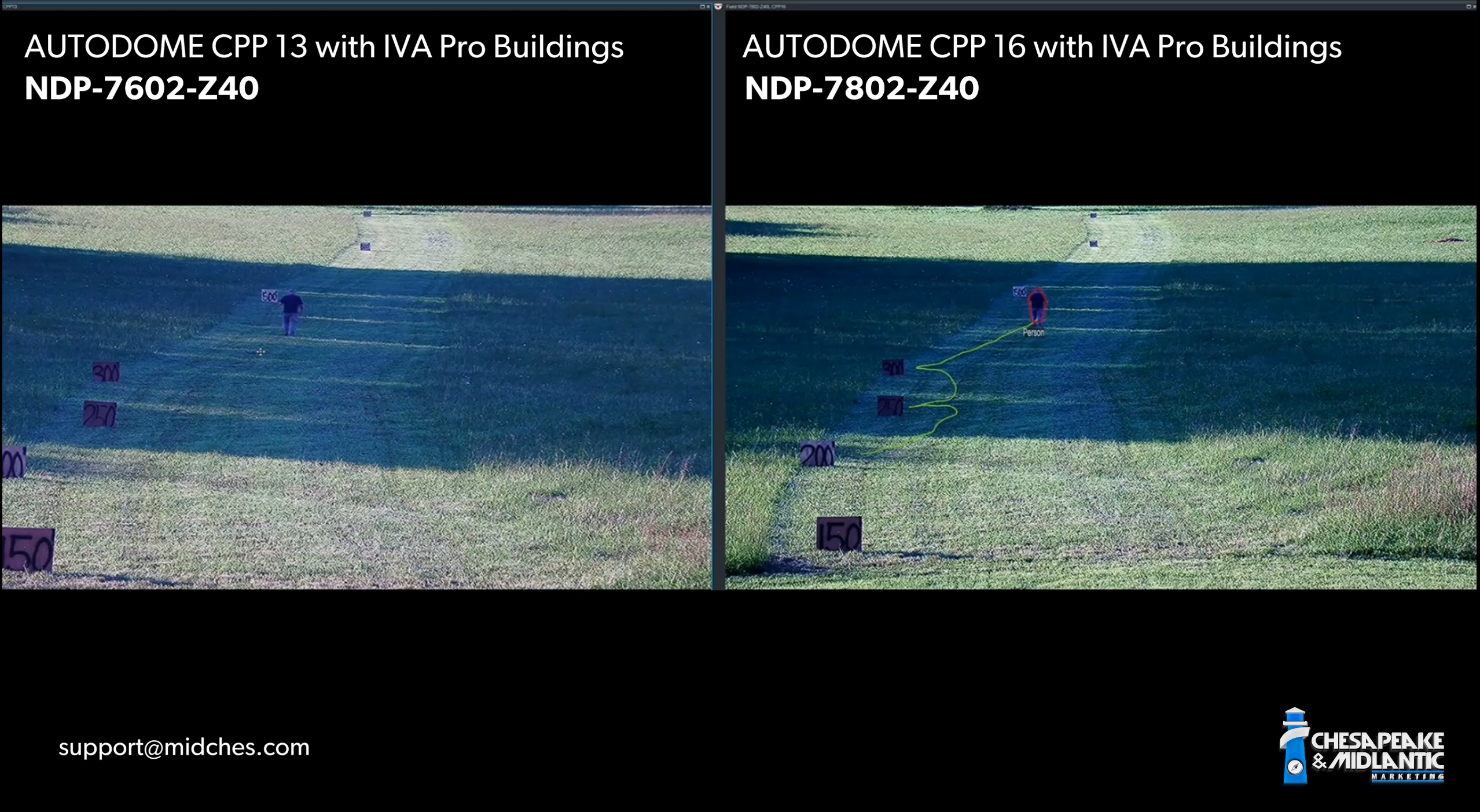 Bosch AUTODOME Gen6: CPP13 vs. CPP16 (both running IVA Pro Buildings ...