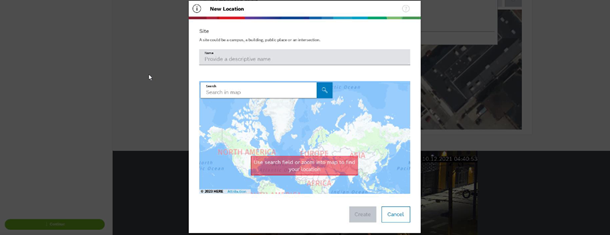 Target Geolocation Using Security Cameras and Map-Based VMS Software