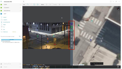 Target Geolocation Using Security Cameras and Map-Based VMS Software