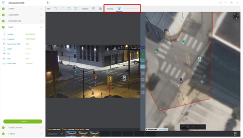 Target Geolocation Using Security Cameras and Map-Based VMS Software